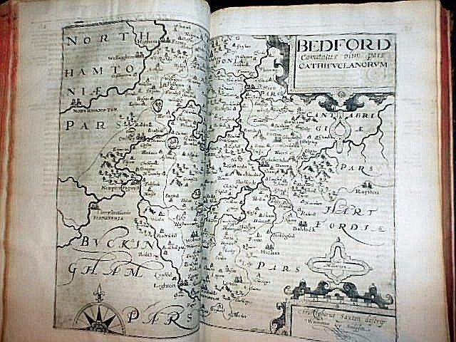 1607 BRITANNIA WILLIAM CAMDEN 1ST MAP EDITION 57 COMPLETE MAPS FOLIO ...