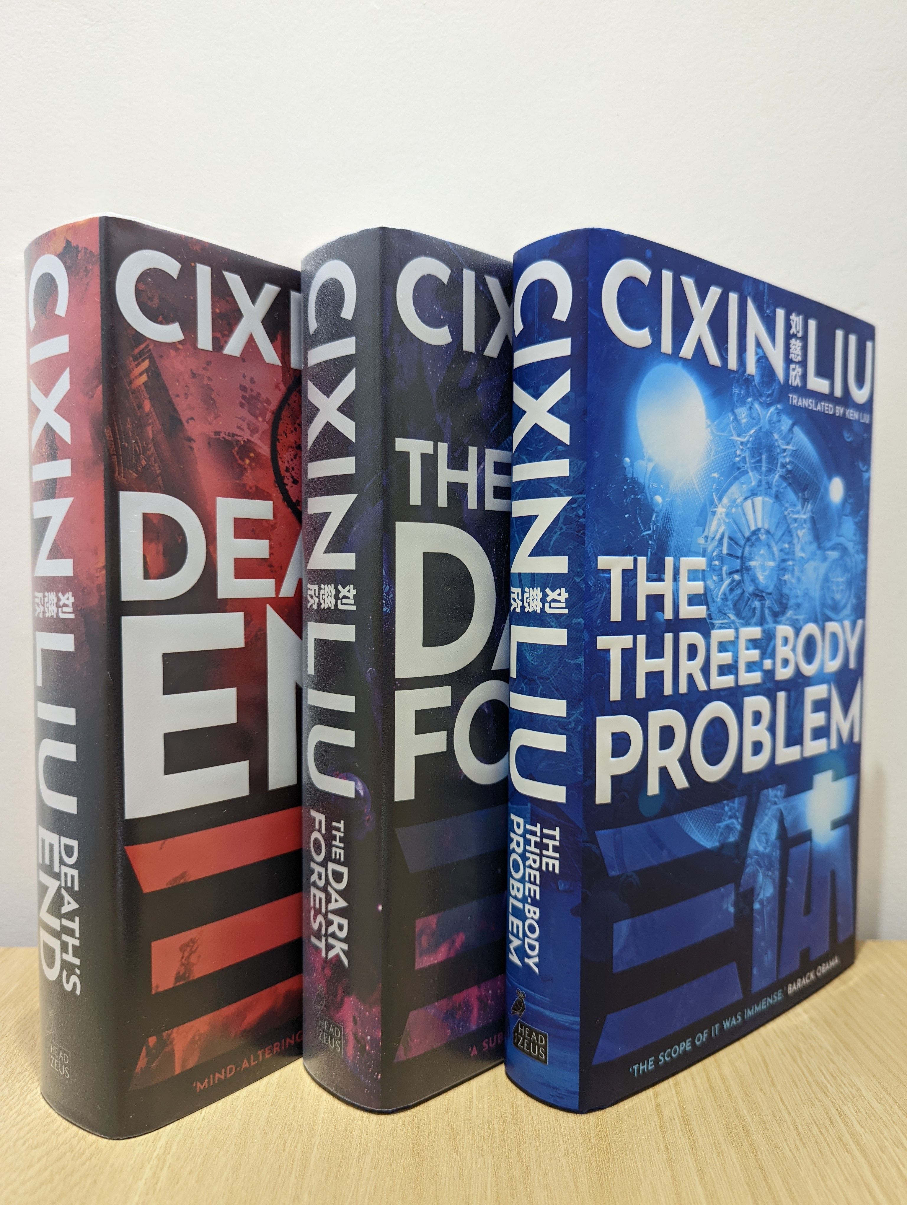 The Three-Body Problem, The Dark Forest, Death's End (Signed Set) by ...