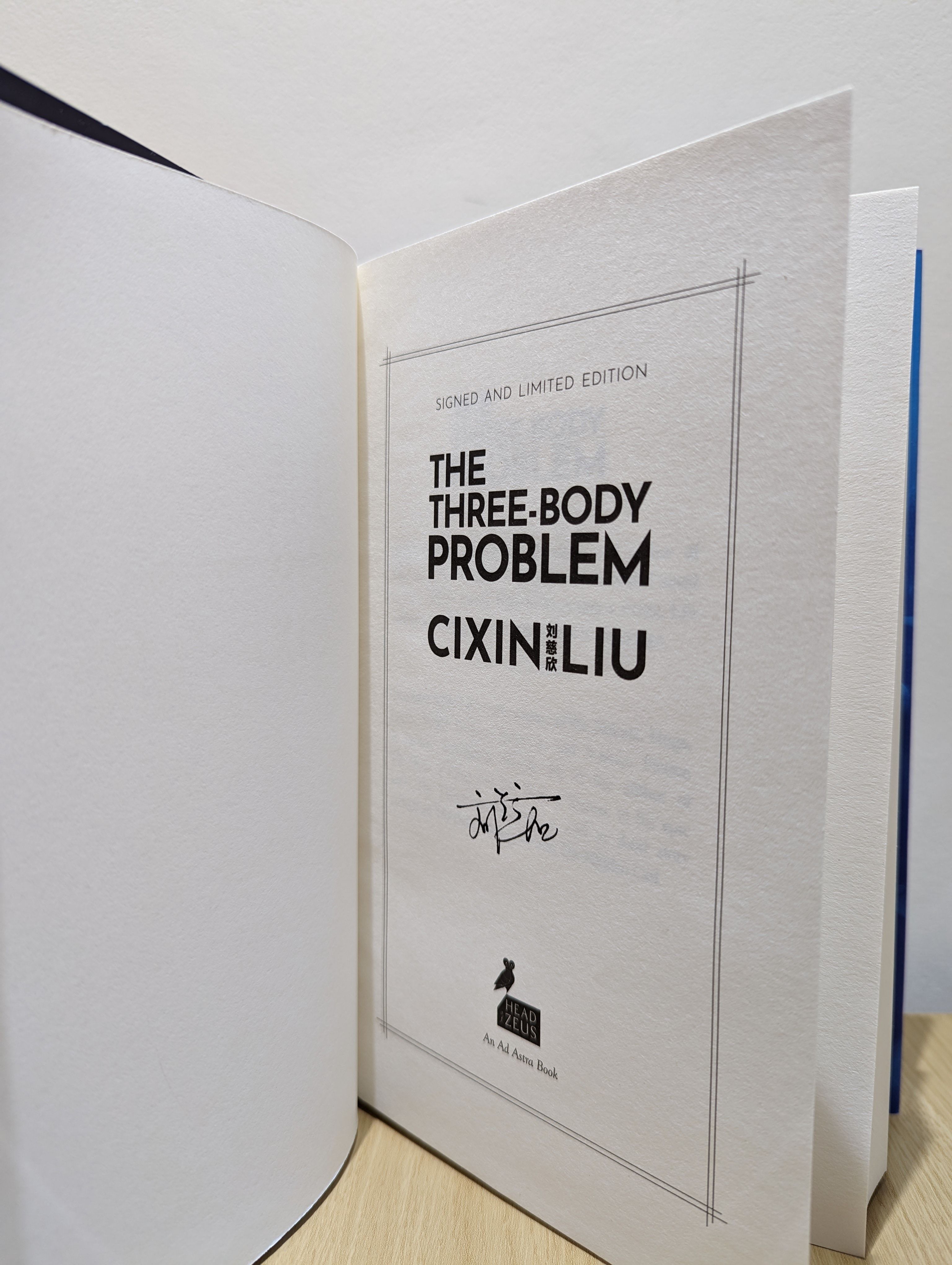 The Three-Body Problem, The Dark Forest, Death's End (Signed Set) by Liu, Cixin | Hardcover ...