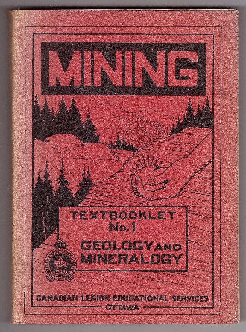 Mining; Geology and Mineralogy, Textbooklet No. 1 by Department of ...
