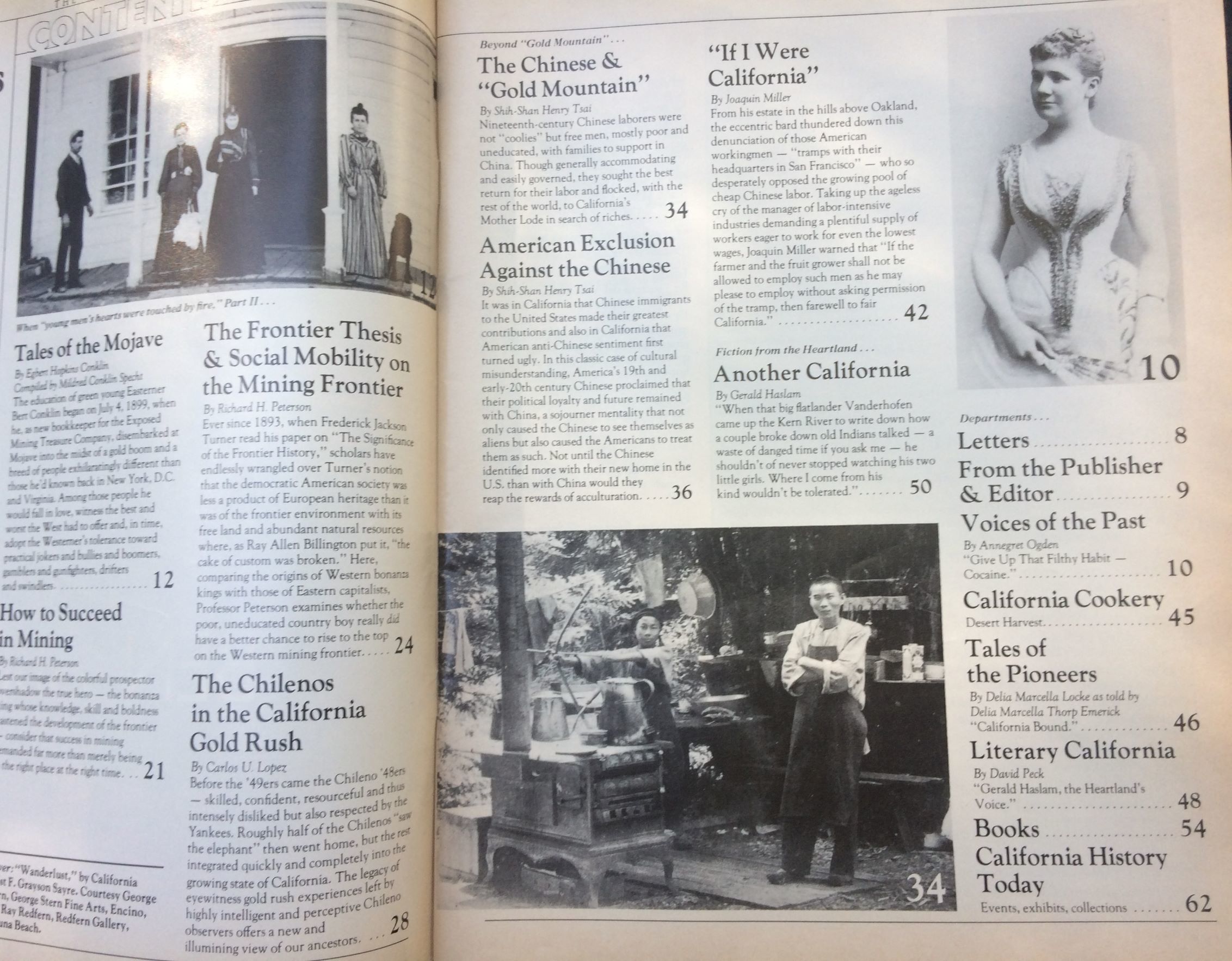 The Californians. The Magazine of California History. Tales of the ...