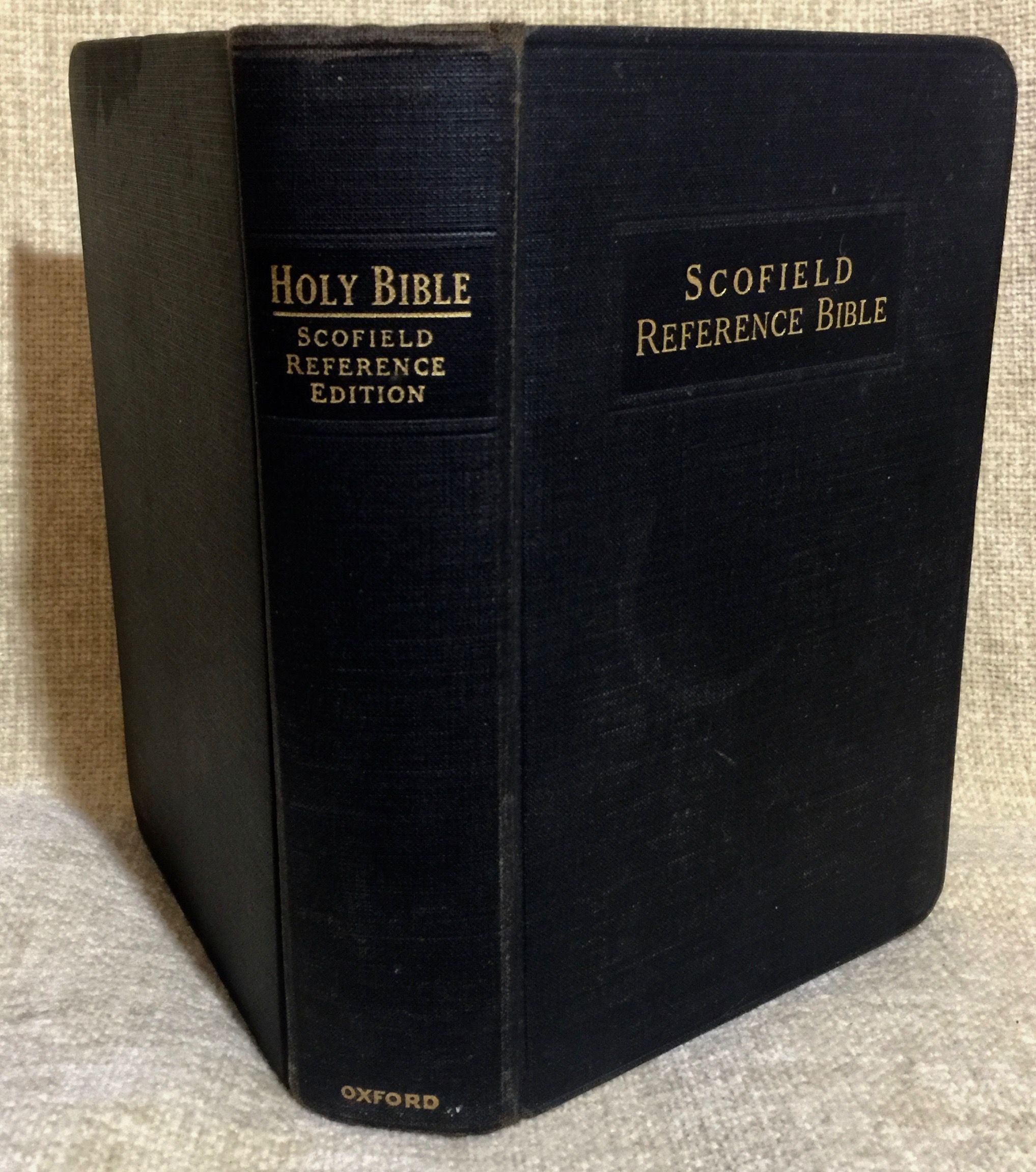 Scofield Reference Bible Original 1917 Black Hardcover by C. I ...