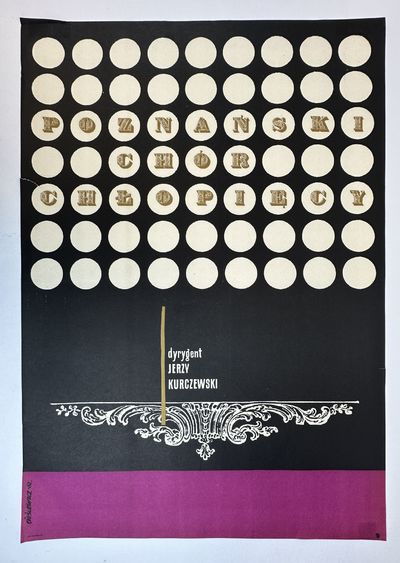 VINTAGE ORIGINAL POZNANSKI CHOR CHLOPIECY POLISH OPERA POSTER by ...