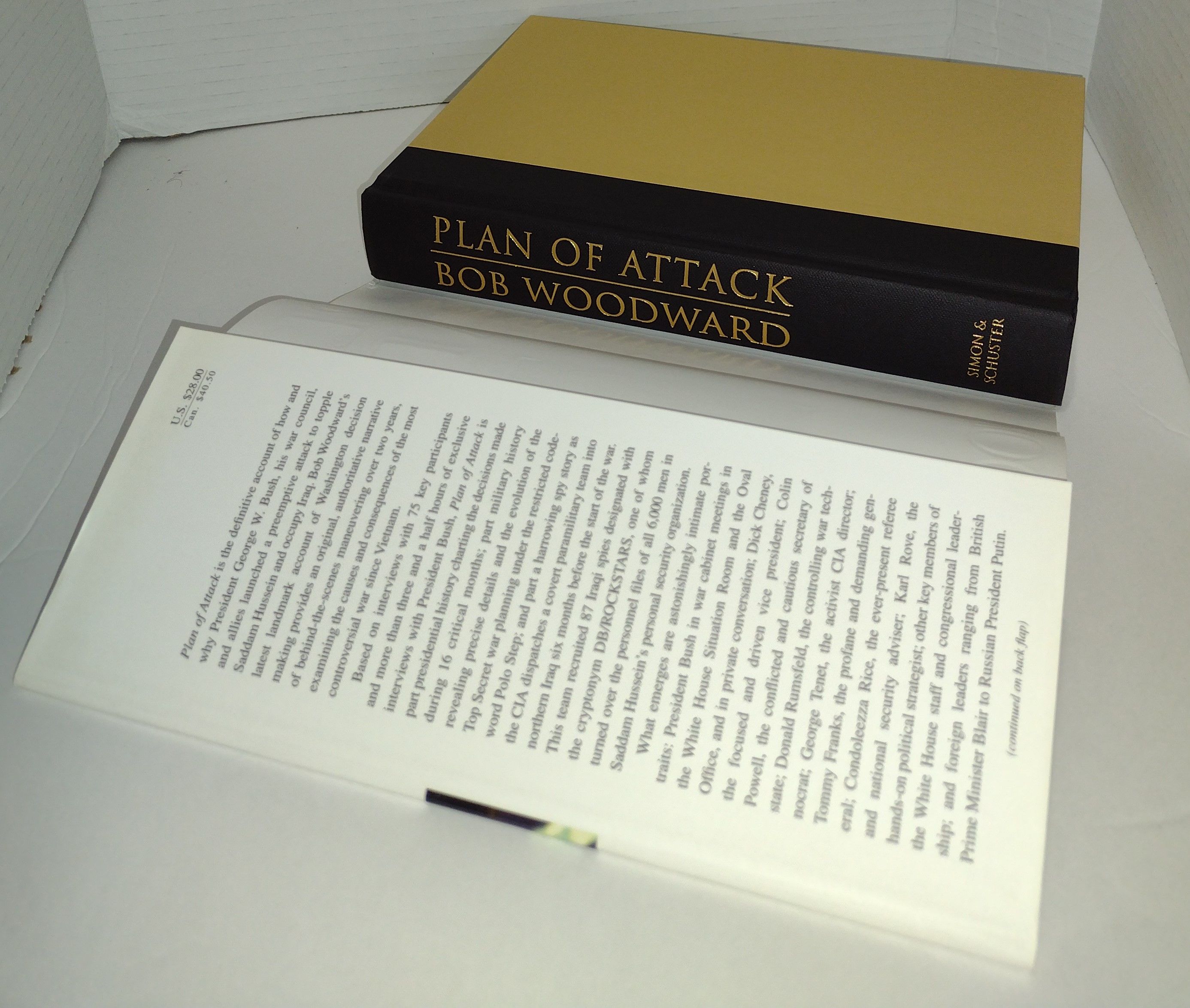 Plan of Attack by Bob Woodward | Hardcover | 2004 | Simon & Schuster ...