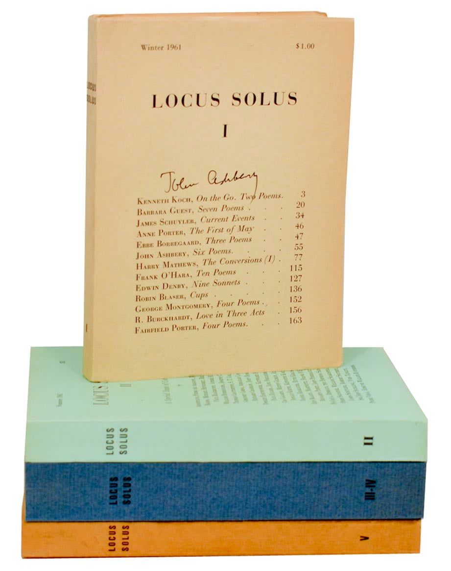 Locus Solus I-V (Complete Set) by ASHBERY, John, Kenneth Koch, Harry ...