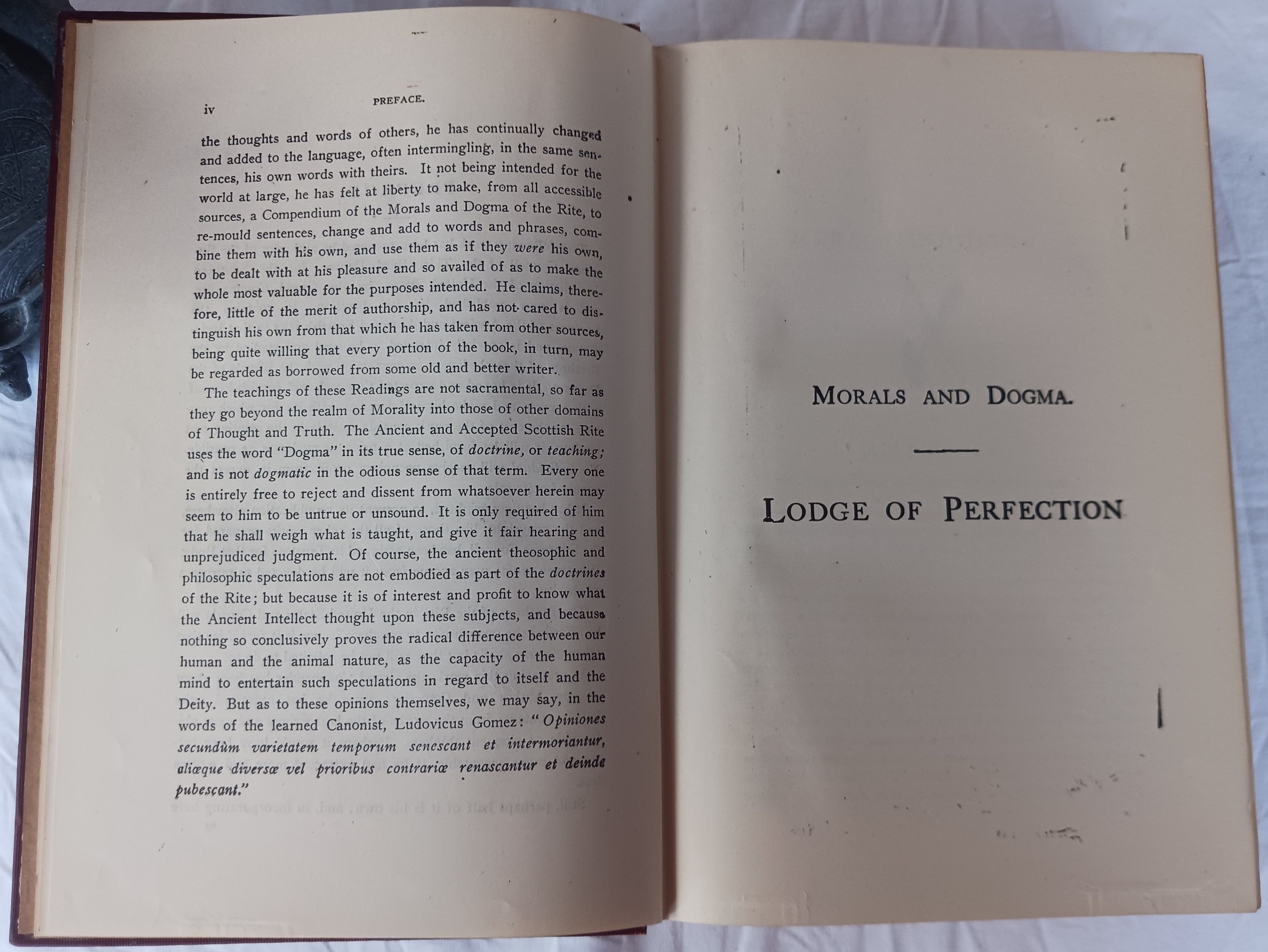 BIBLIO | Morals and Dogma of the Ancient and Accepted Scottish Rite of Freemasonry by Supreme ...