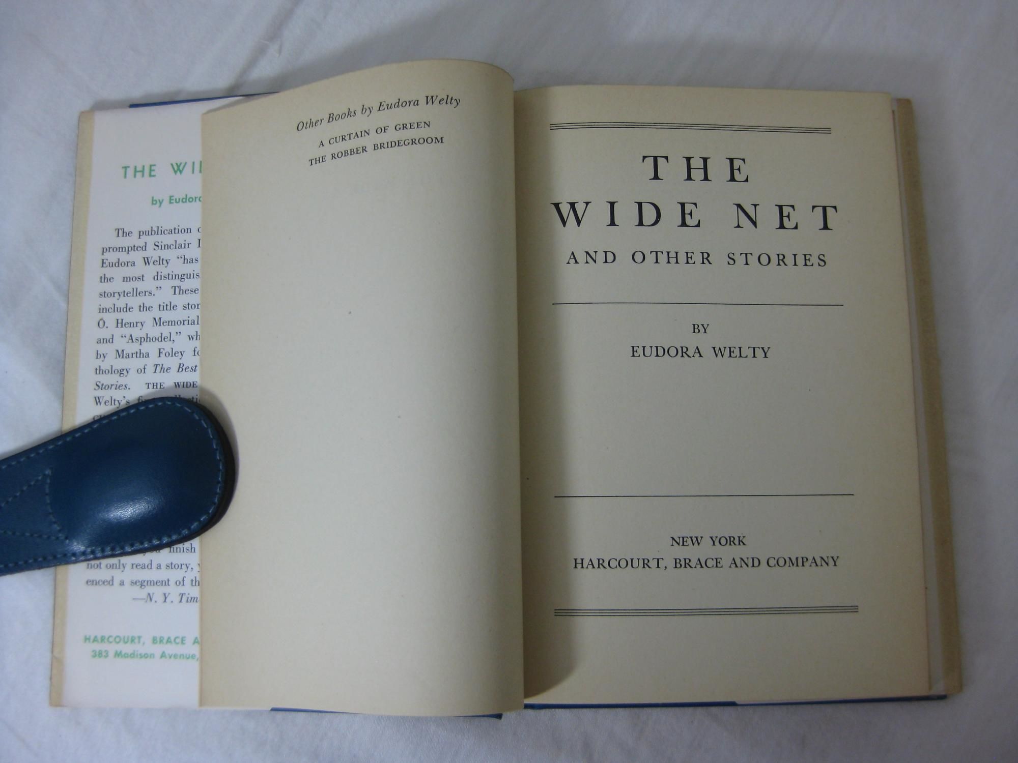The Wide Net and Other Stories by Welty, Eurdora | Hardcover | 1947 ...