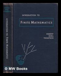 introduction to finite mathematics by j g kemeny - Biblio.com