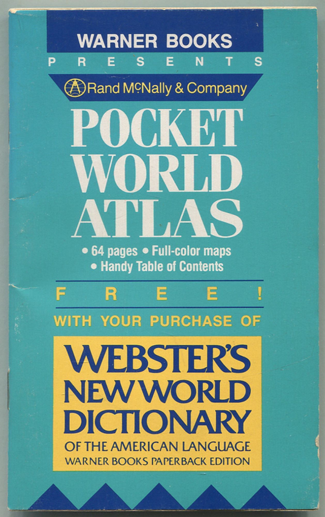 Warner Books Presents Rand McNally & Company Pocket World Atlas by ...