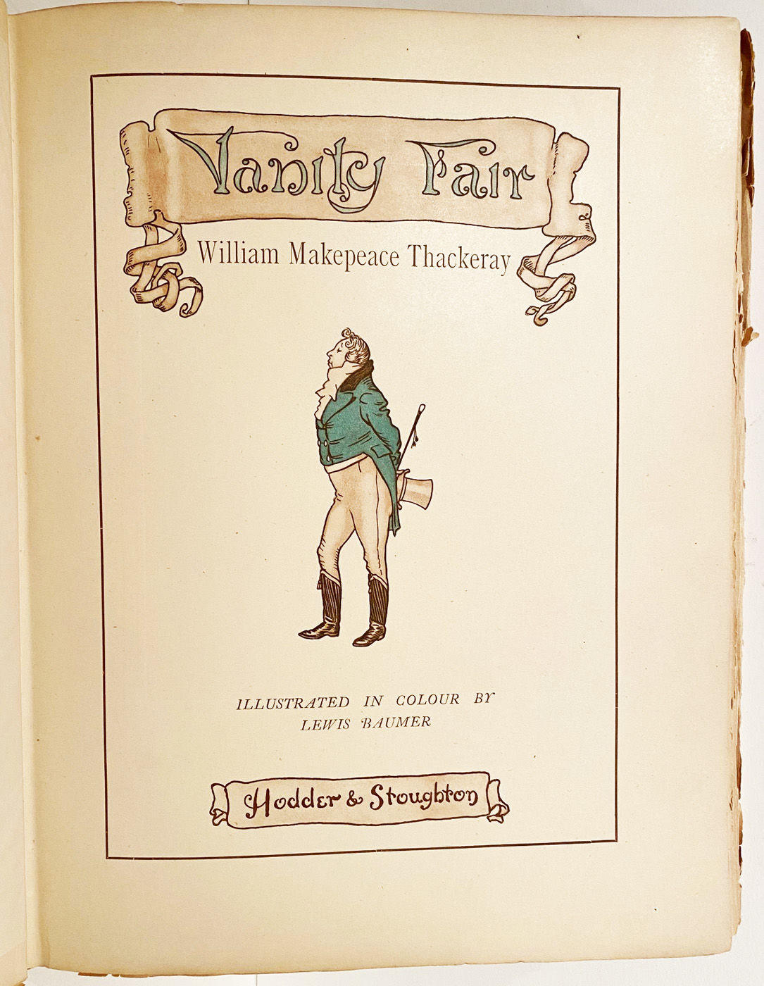 Vanity Fair (SIGNED by Baumer) by Thackeray, William Makepeace; Lewis ...