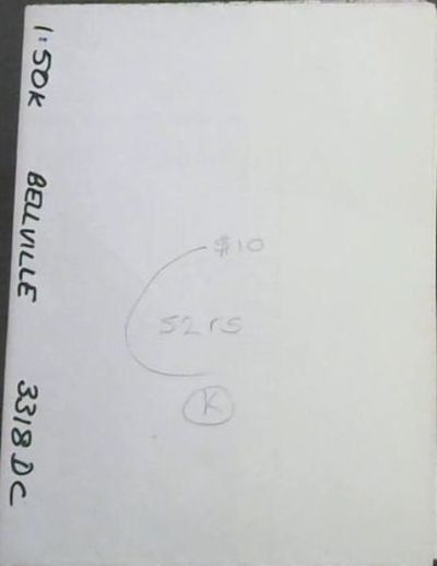 Topographical Map, South Africa: Bellville - 3318DC - 1: 50 000 ...