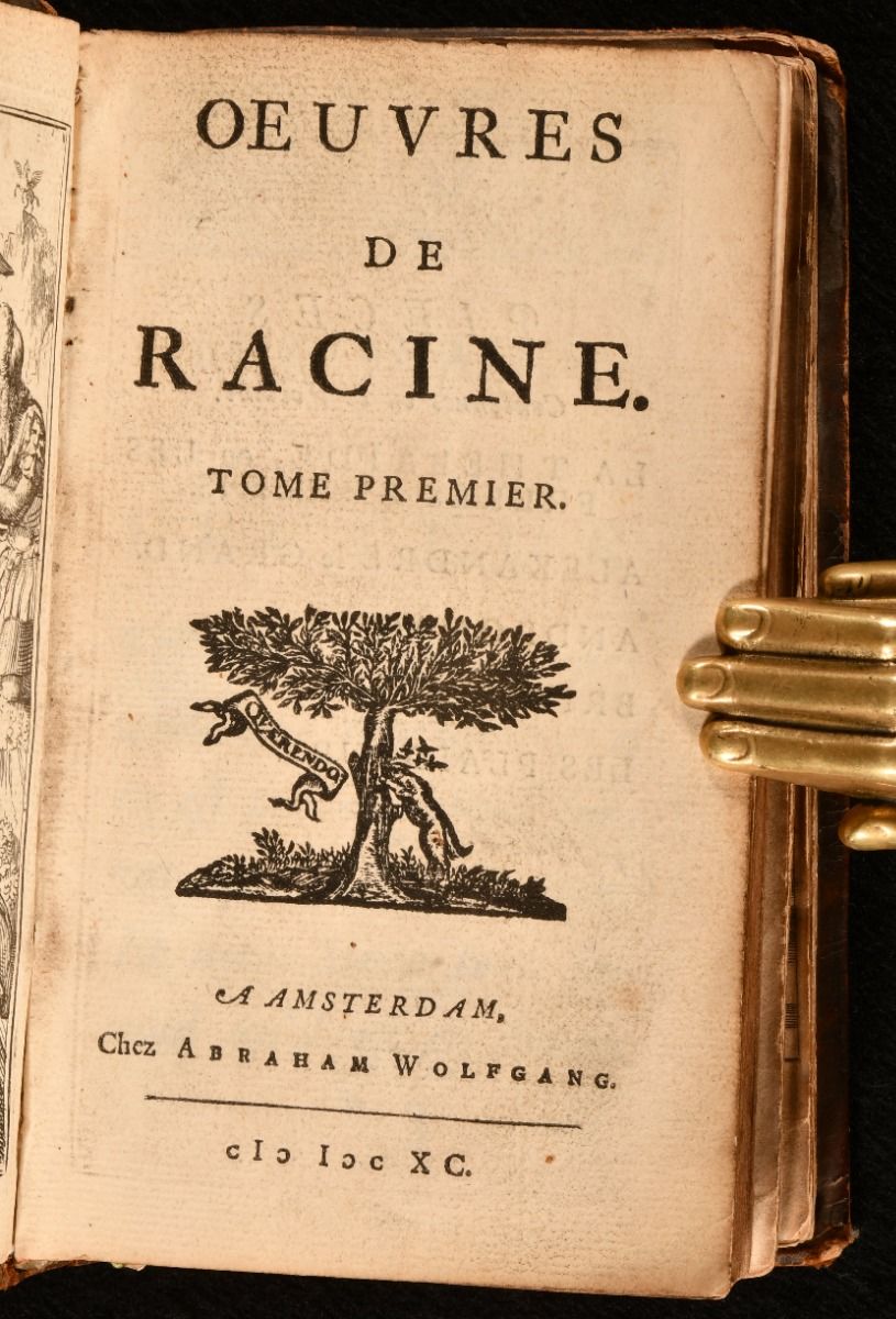BIBLIO | Oeuvres de Racine by Jean Racine | Leather | 1690 | Abraham ...
