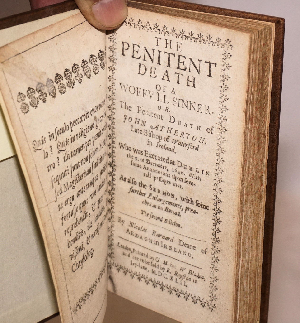 The penitent death of a woefull sinner: or, The penitent death of John ...