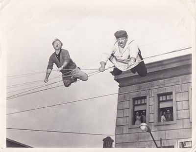 It's a Mad Mad Mad Mad World (Three original photographs from the set ...