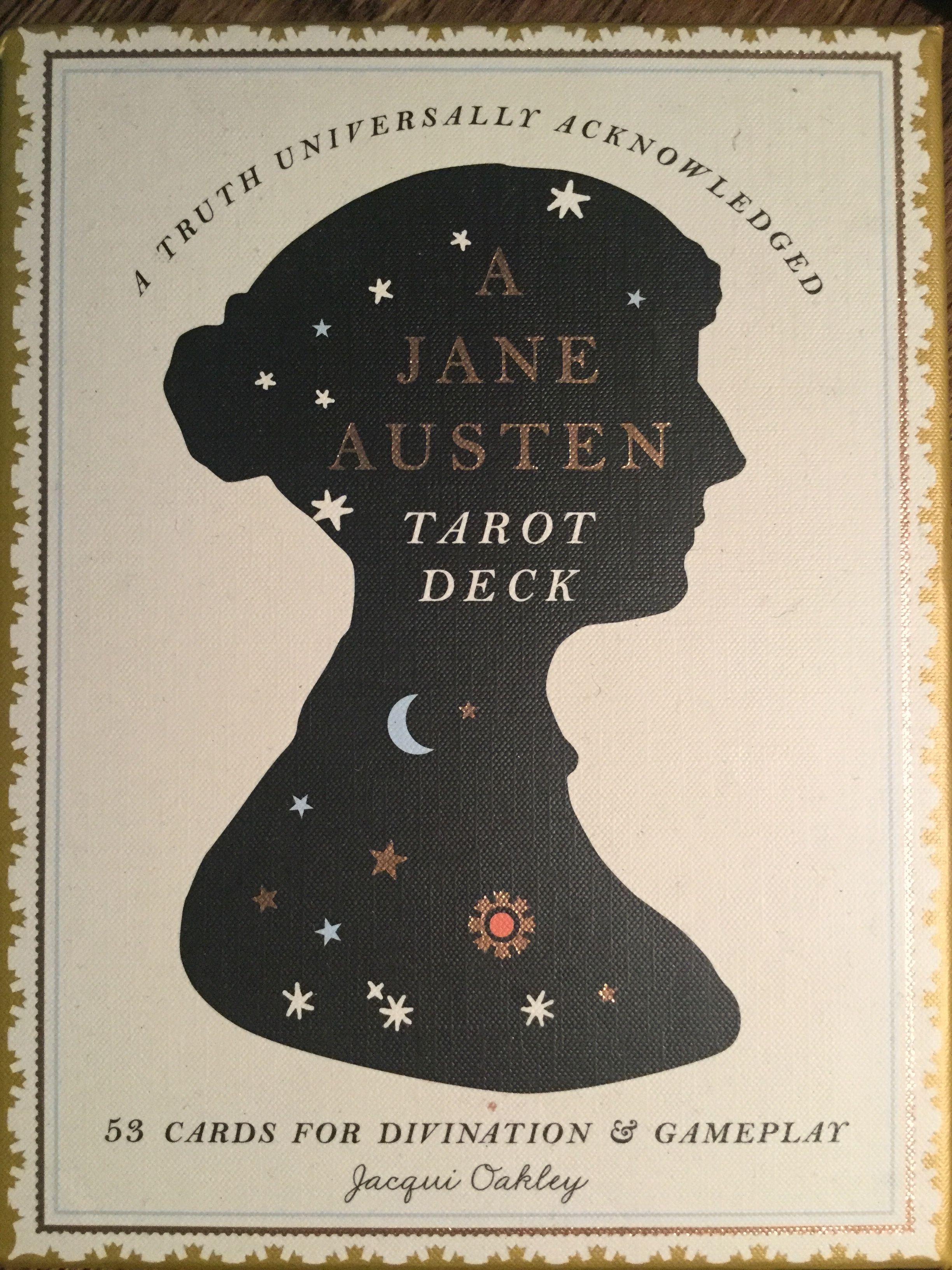 A JANE AUSTEN TAROT DECK by JACQUI OAKLEY - FIRST - 2020 - from Shire ...