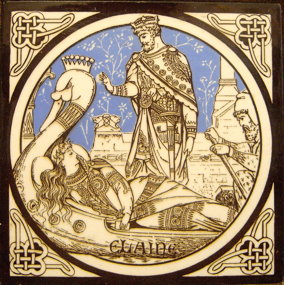 Six Minton tiles inspired by Tennyson's 'Idylls of the King'. by MOYR ...