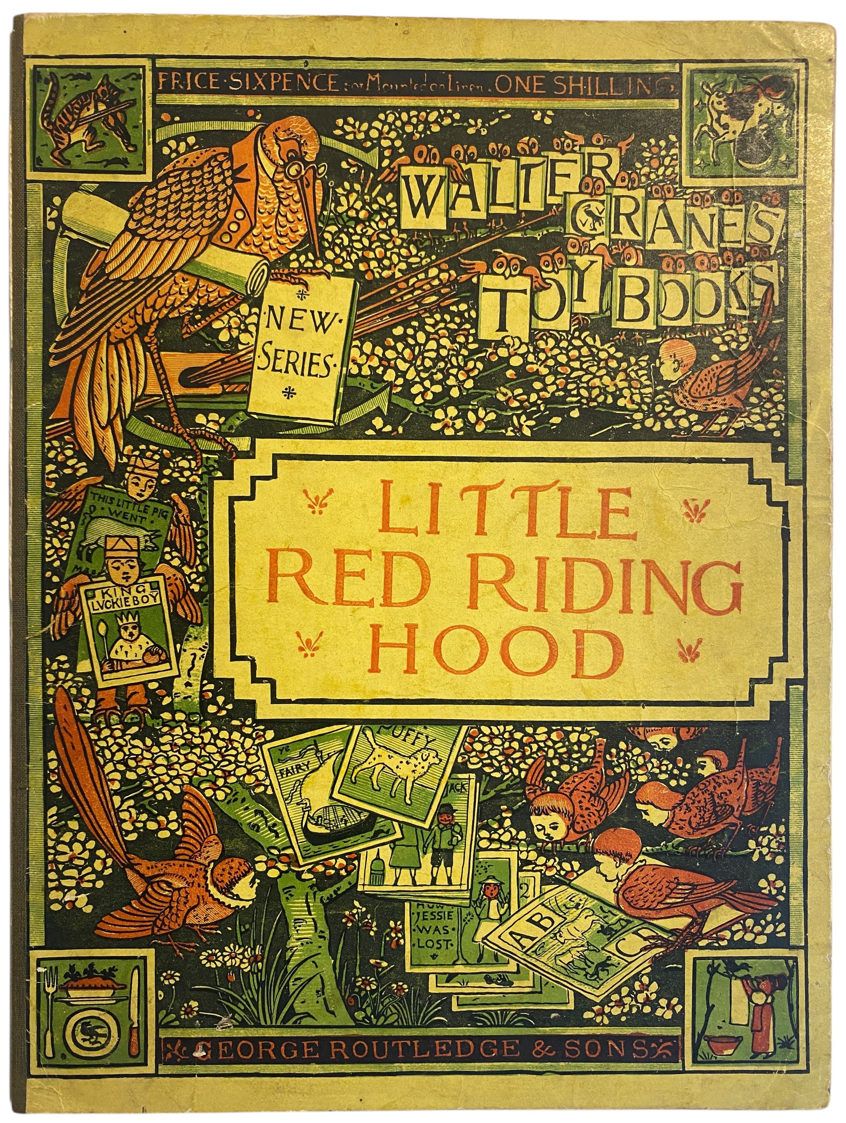 Little Red Riding Hood. by CRANE, Walter | 1875 | George Routledge ...