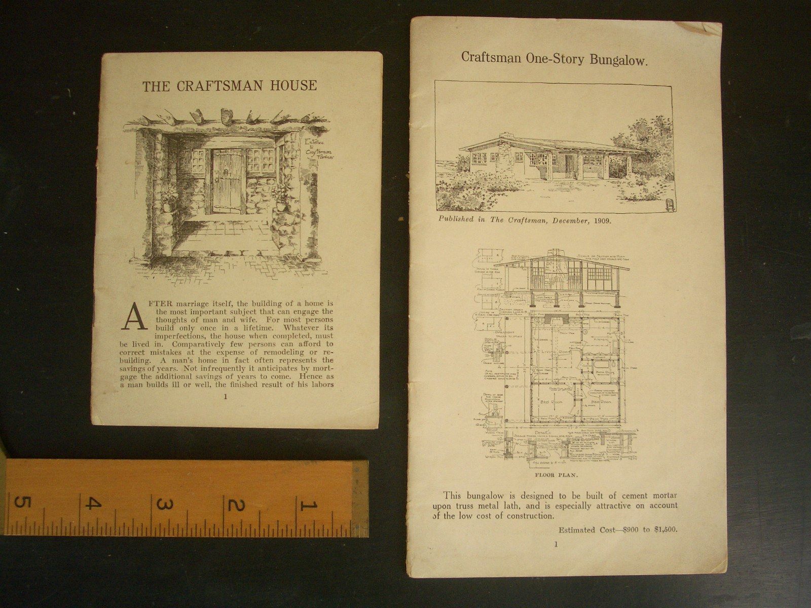 Stickley Craftsman House Plans The Craftsman House [two Booklets] By