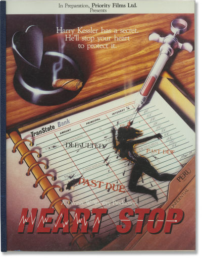 Heart Stop (Original screenplay for an unproduced film) by Ken Hughes ...