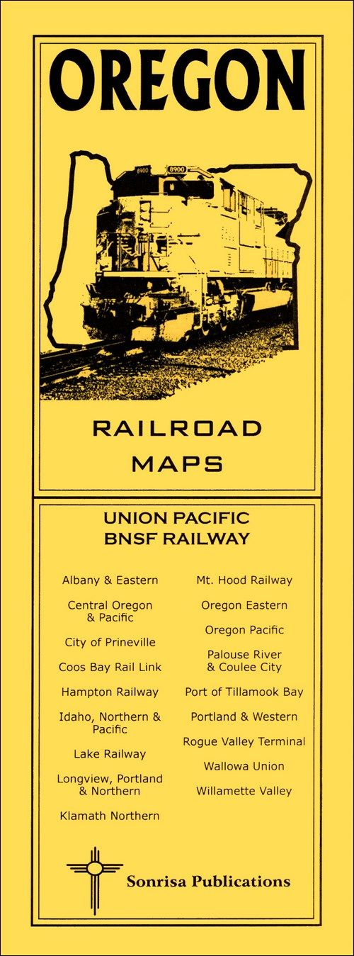 OREGON Railroad Maps by David J. Cooley | Soft cover | 2018 | Sonrisa ...