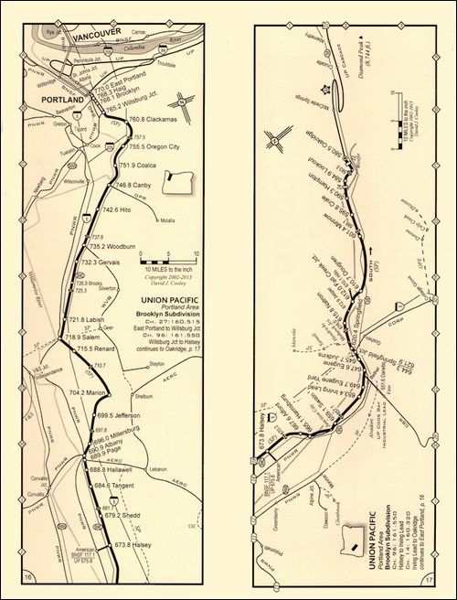 OREGON Railroad Maps by David J. Cooley | Soft cover | 2018 | Sonrisa ...
