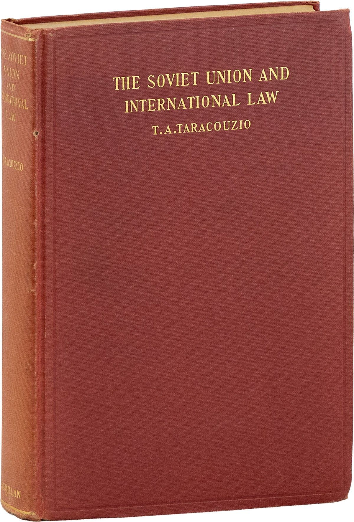 The Soviet Union and International Law. A study based on the ...