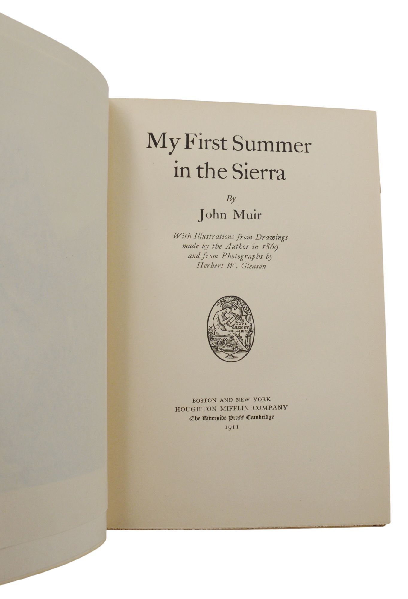 My First Summer in the Sierra by Muir, John | 1911 | Houghton Mifflin ...