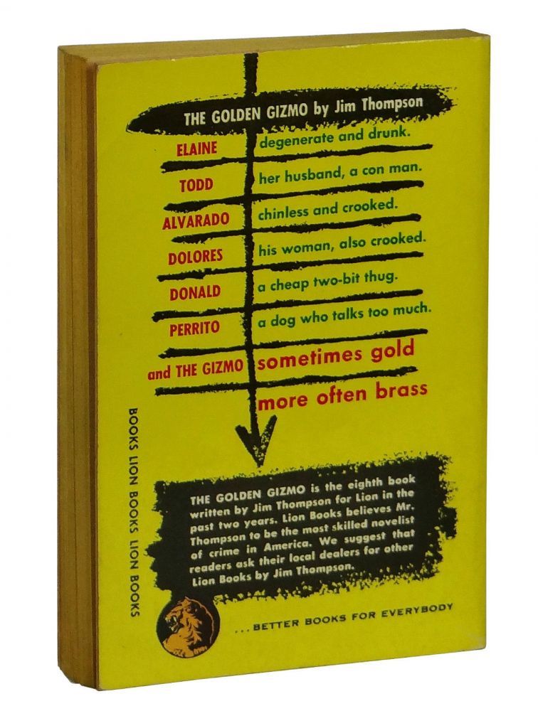 The Golden Gizmo by Thompson, Jim | Paperback | 1954 | Lion Books | Biblio