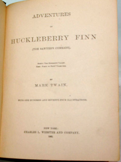 Adventures of Huckleberry Finn (Tom Sawyer's Comrade) by Twain, Mark ...