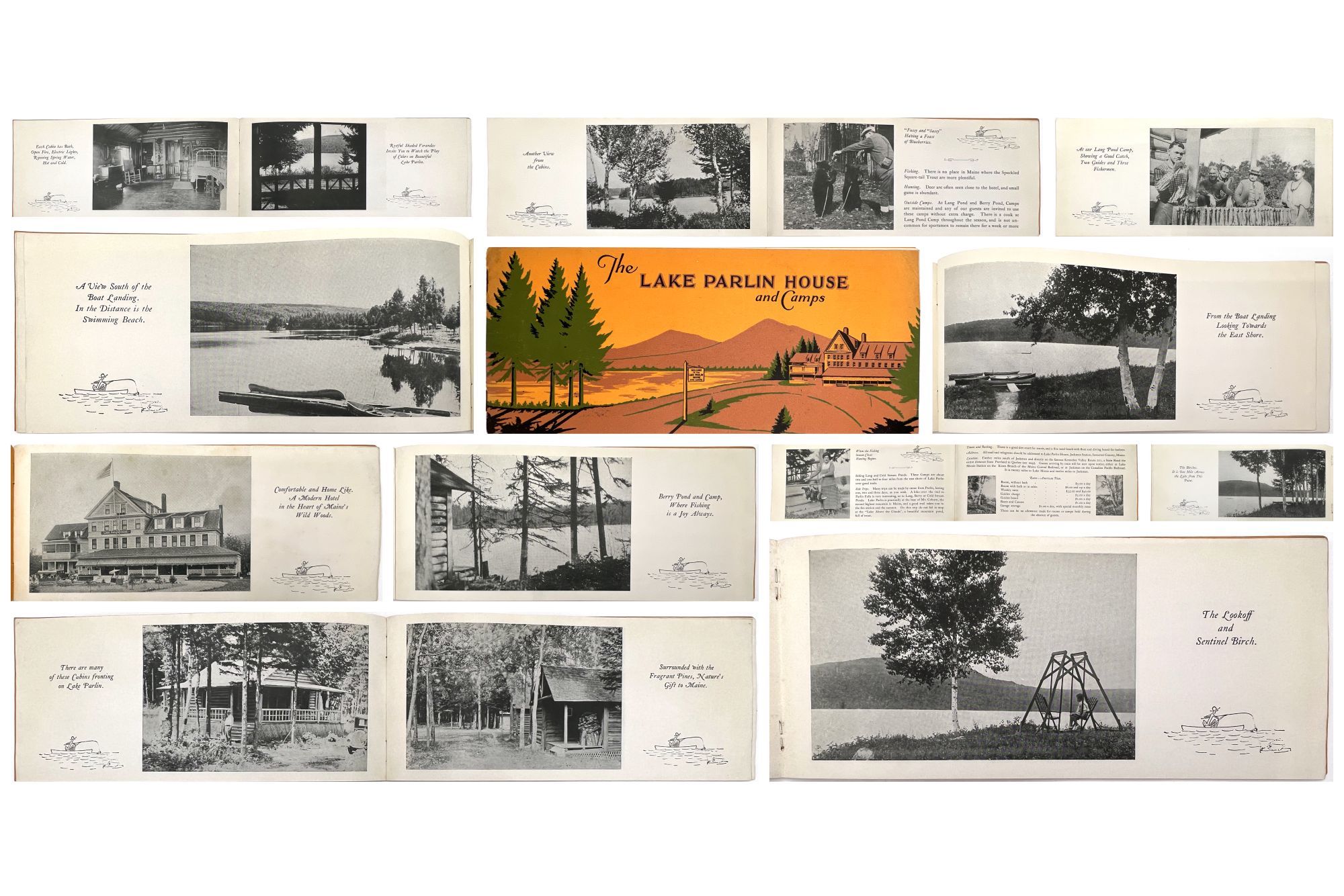 The Lake Parlin House and Camps by | Search for Rare Books | ABAA