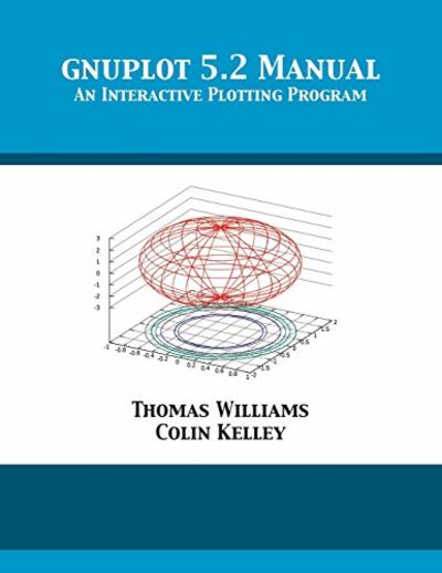 Gnuplot 5 2 Manual An Interactive Plotting Program By Thomas Williams Paperback From The