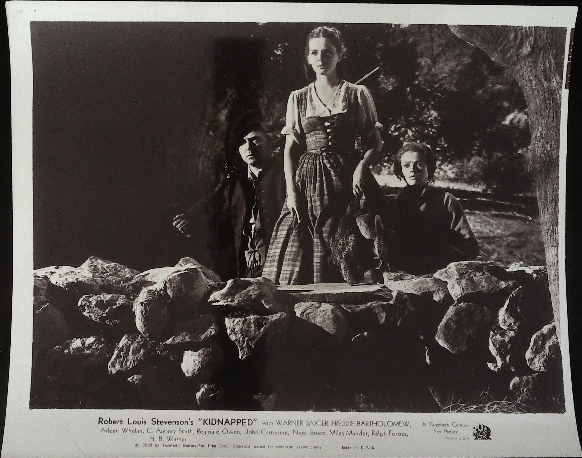Kidnapped 8 X 10 Still 1938 Warner Baxter, Freddie Bartholomew by Directed by Alfred L. Werker ...