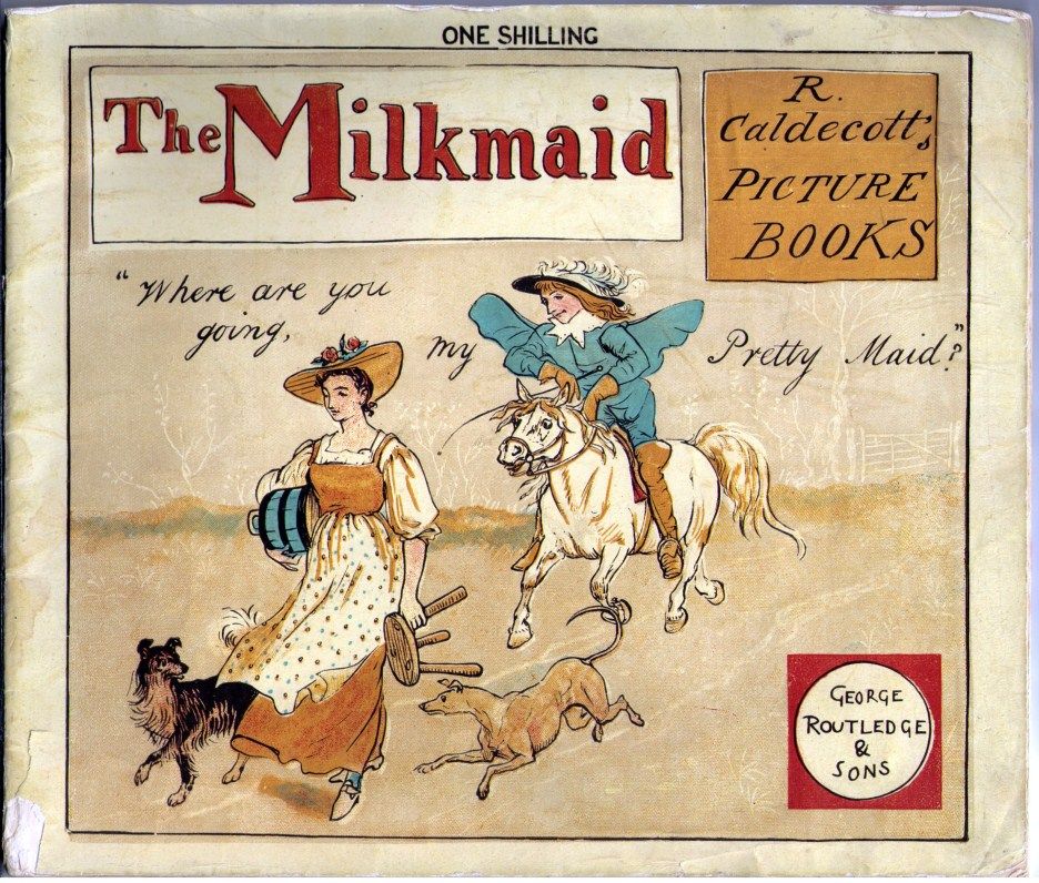The MILKMAID. An Old Song Exhilited & Explained in Many Designs by R ...