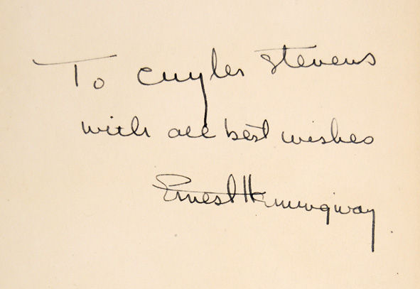 The Sun Also Rises. by HEMINGWAY, Ernest | 1926 | New York: Charles ...