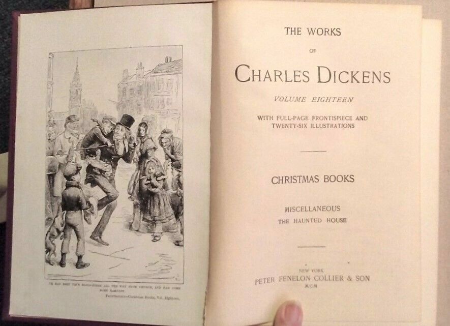 DICKENS' WORKS, FIVE VOLUMES by Charles Dickens | Excellent | 1900 ...
