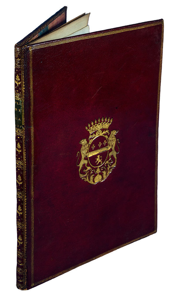[18th-century French red morocco binding] by DECORATIVE BINDING ...