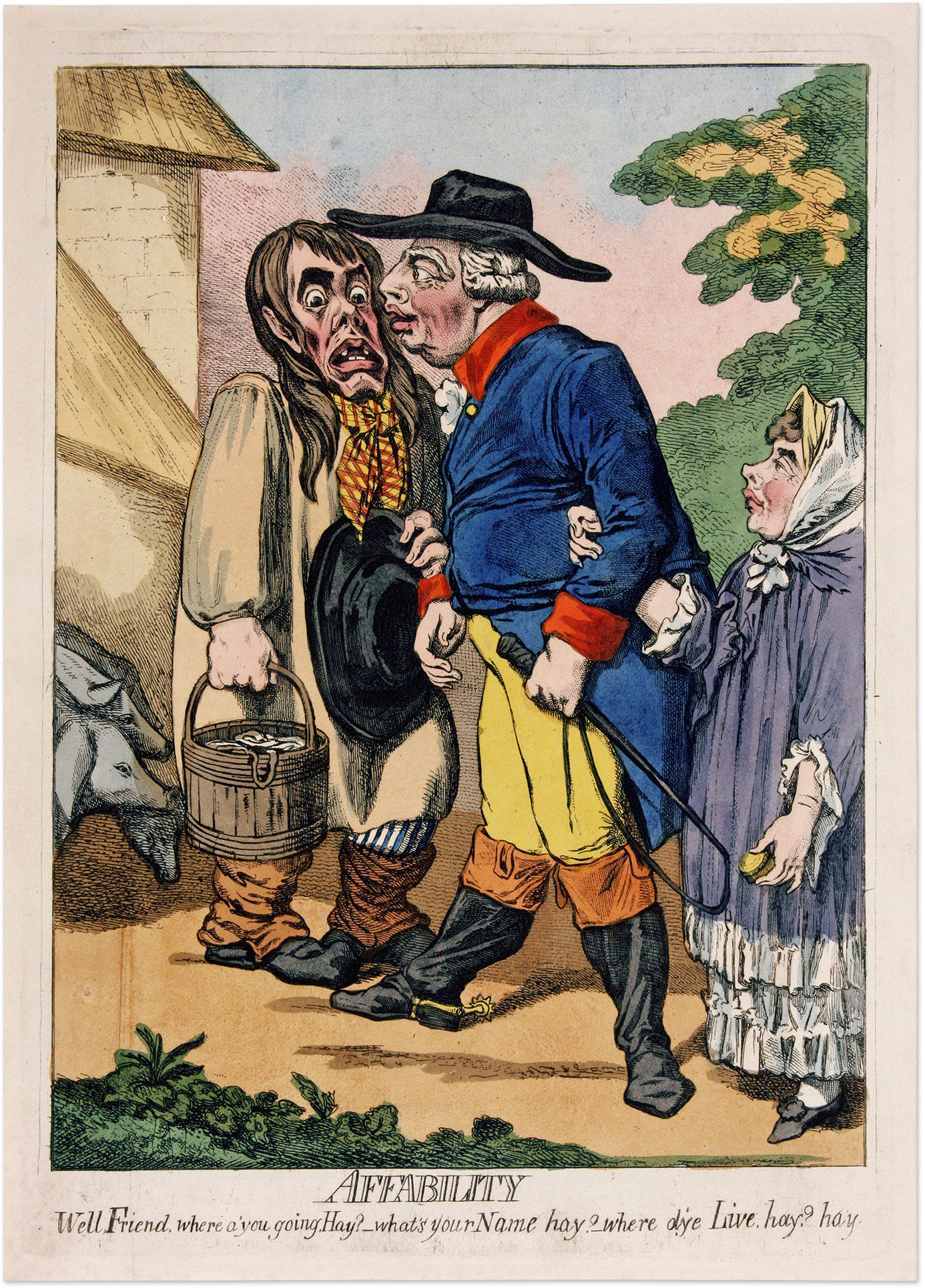 Affability, London, 1795 by Gillray, James | 1795 | Biblio