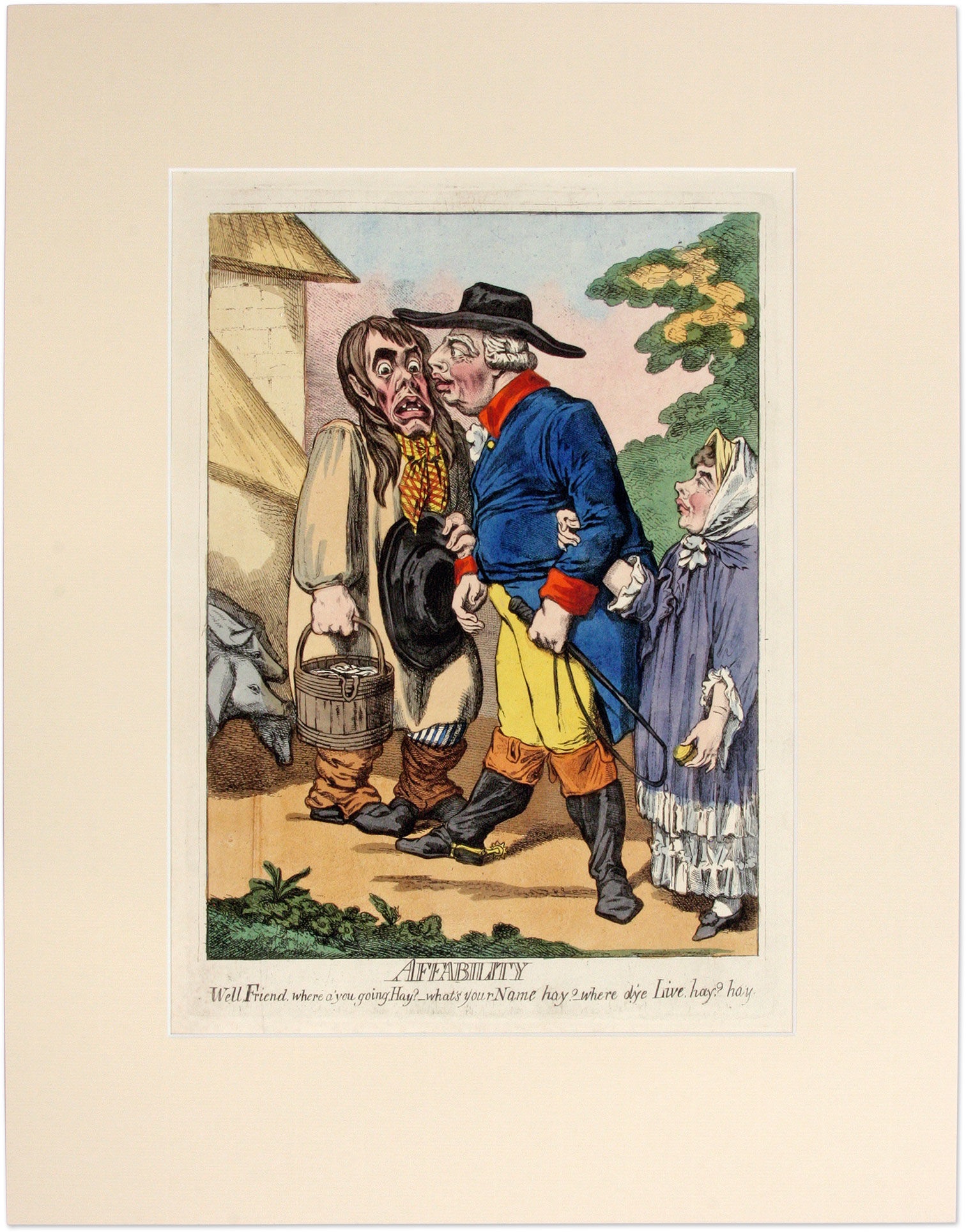 Affability, London, 1795 by Gillray, James | 1795 | Biblio