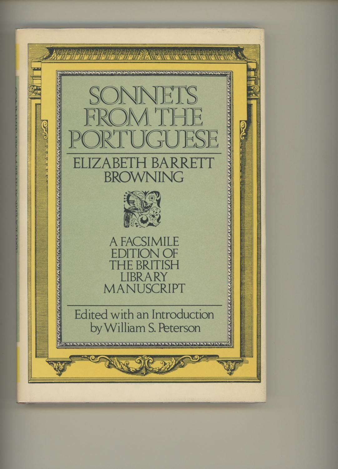 SONNETS FROM THE PORTUGUESE: A Facsimile edition of the British Library ...