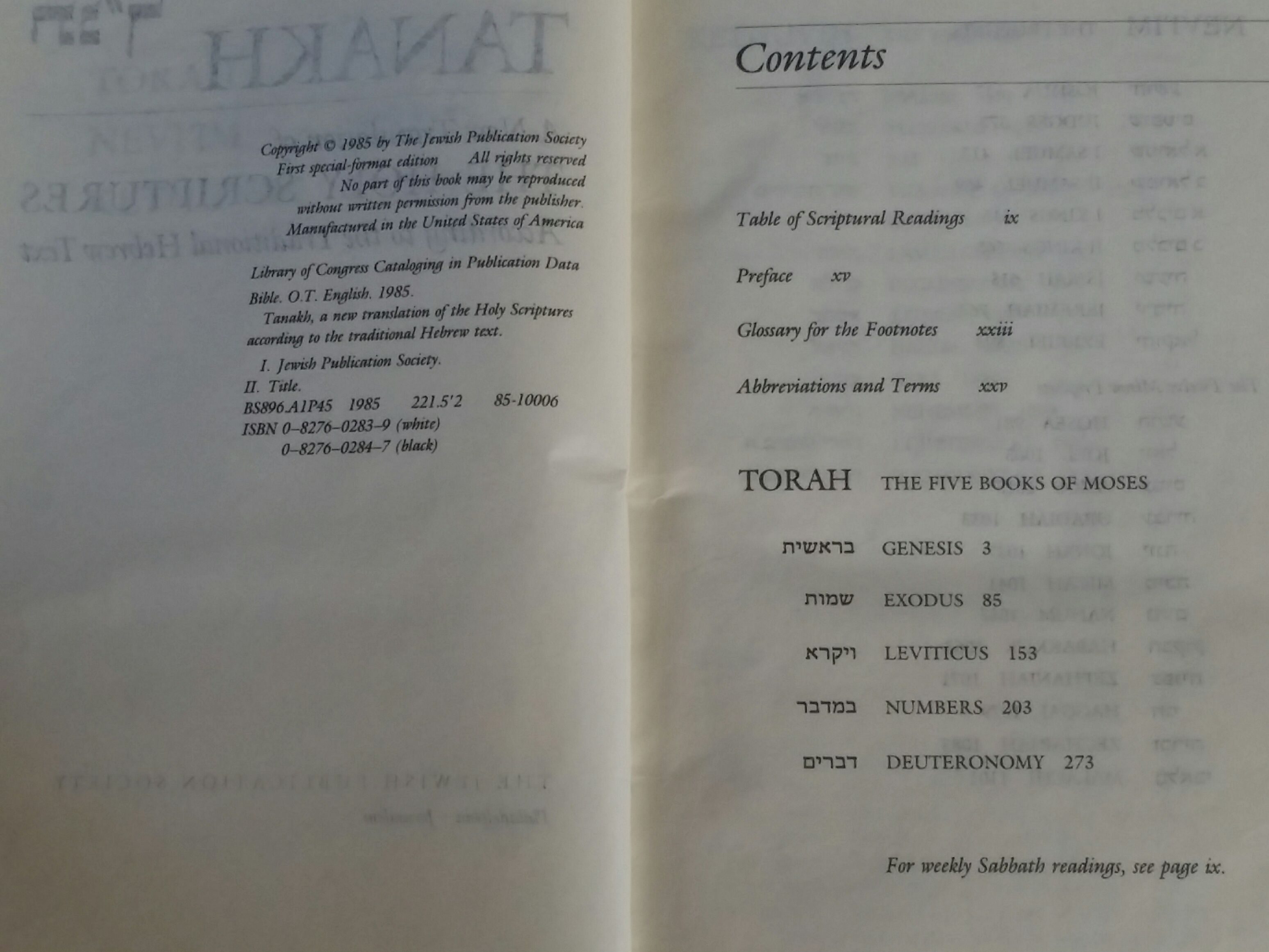 Tanakh The Holy Scriptures--The New JPS Translation According to the ...