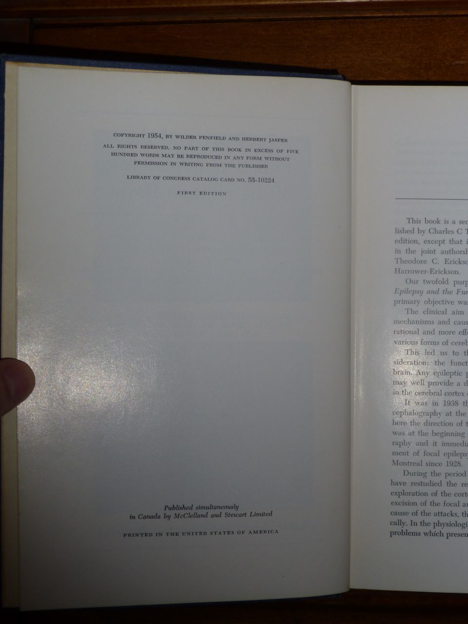 Epilepsy and the Functional Anatomy of the Human Brain by Penfield ...