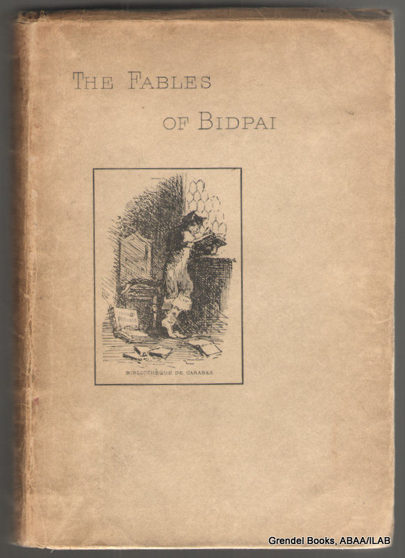 BIBLIO | The Earliest English Version of the Fables of Bidpai, "The ...