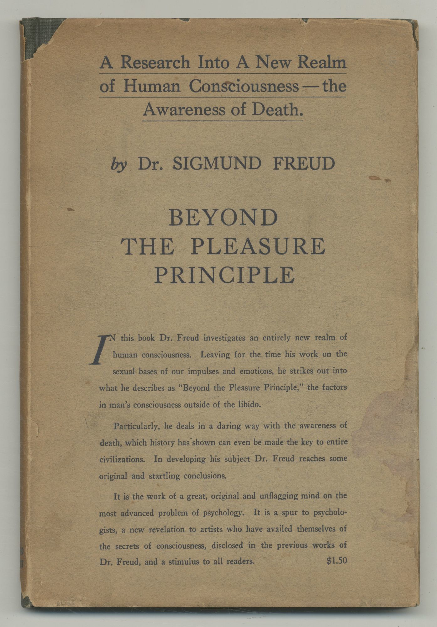 Beyond The Pleasure Principle