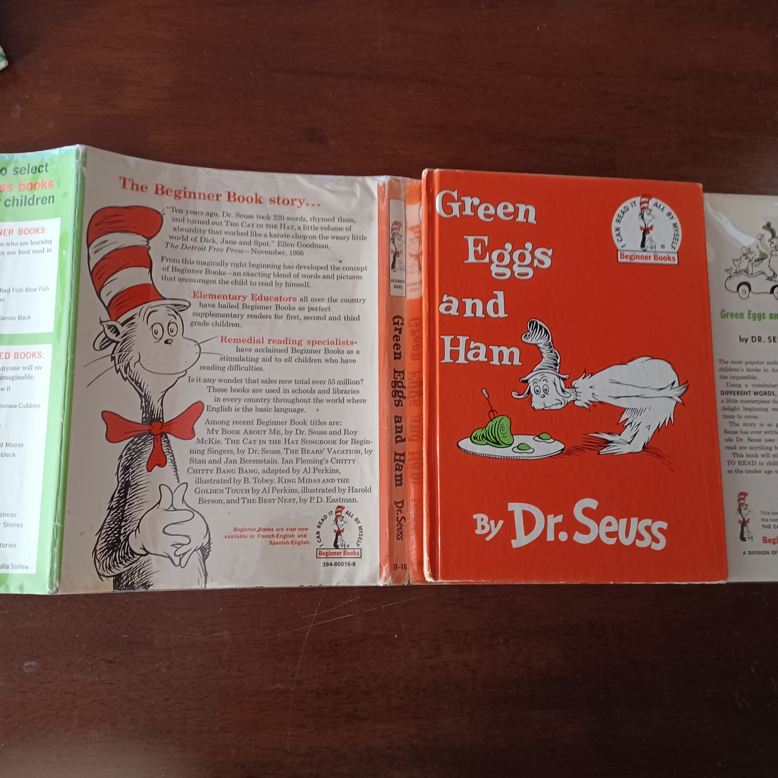 Green Eggs And Ham Book Spine
