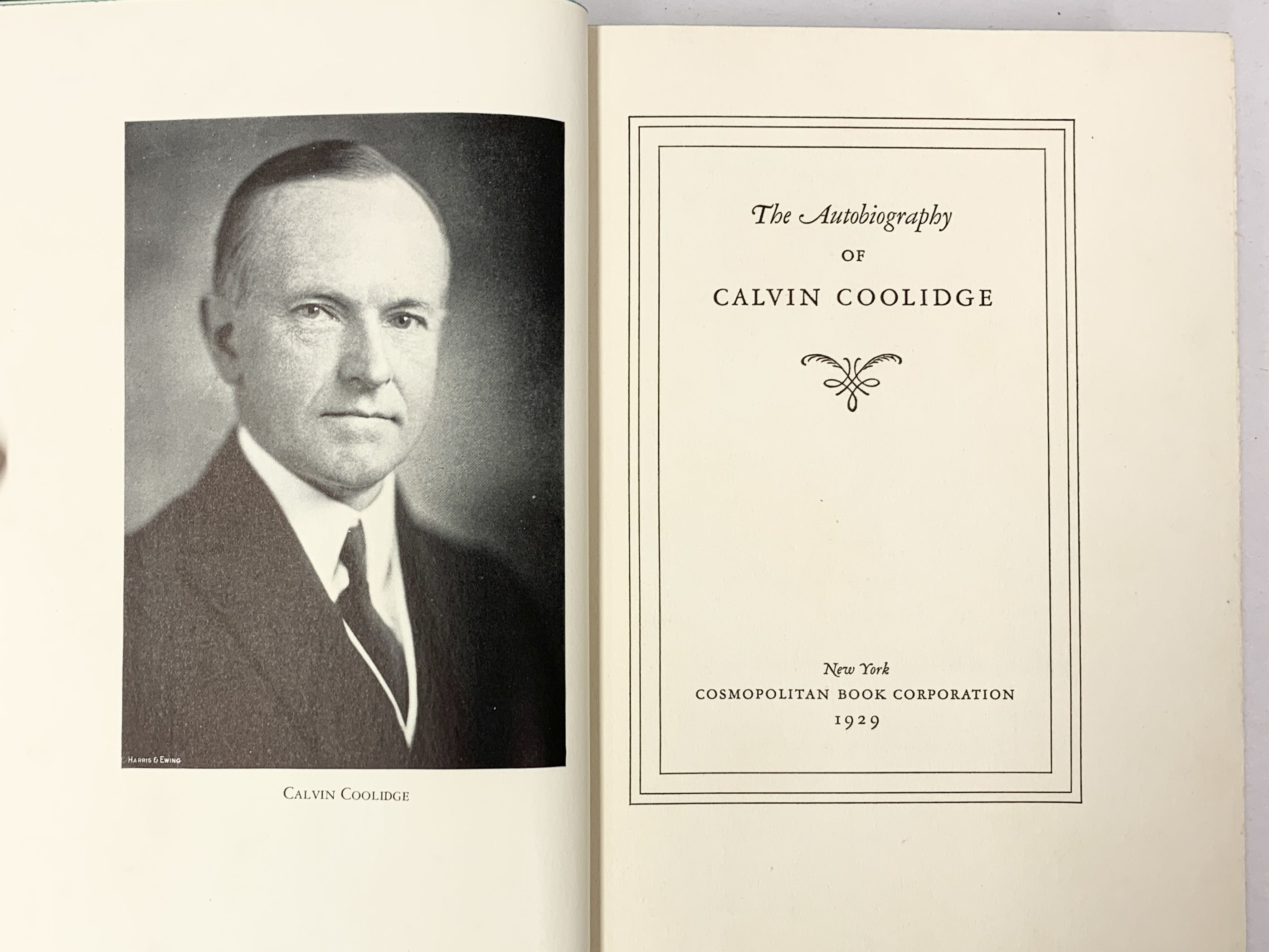 The Autobiography of Calvin Coolidge by Coolidge, Calvin | Hardcover ...