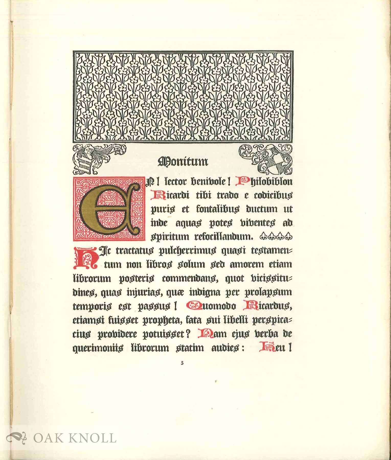 PHILOBIBLON OF RICHARD DE BURY, EDITED FROM THE BEST MANUSCRIPTS AND ...