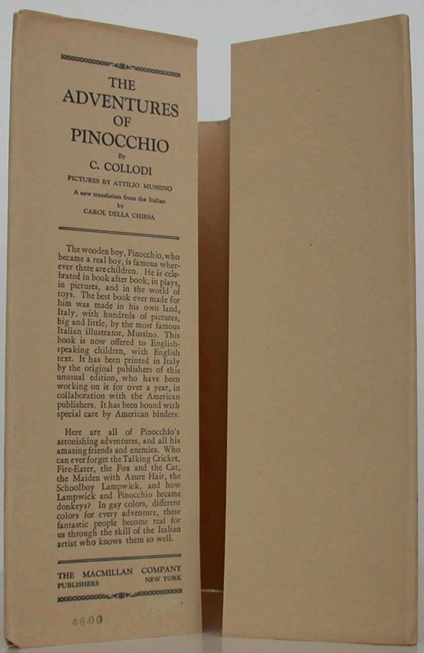 The Adventures of Pinocchio by Collodi, Carlo | Hardcover | 1926 ...