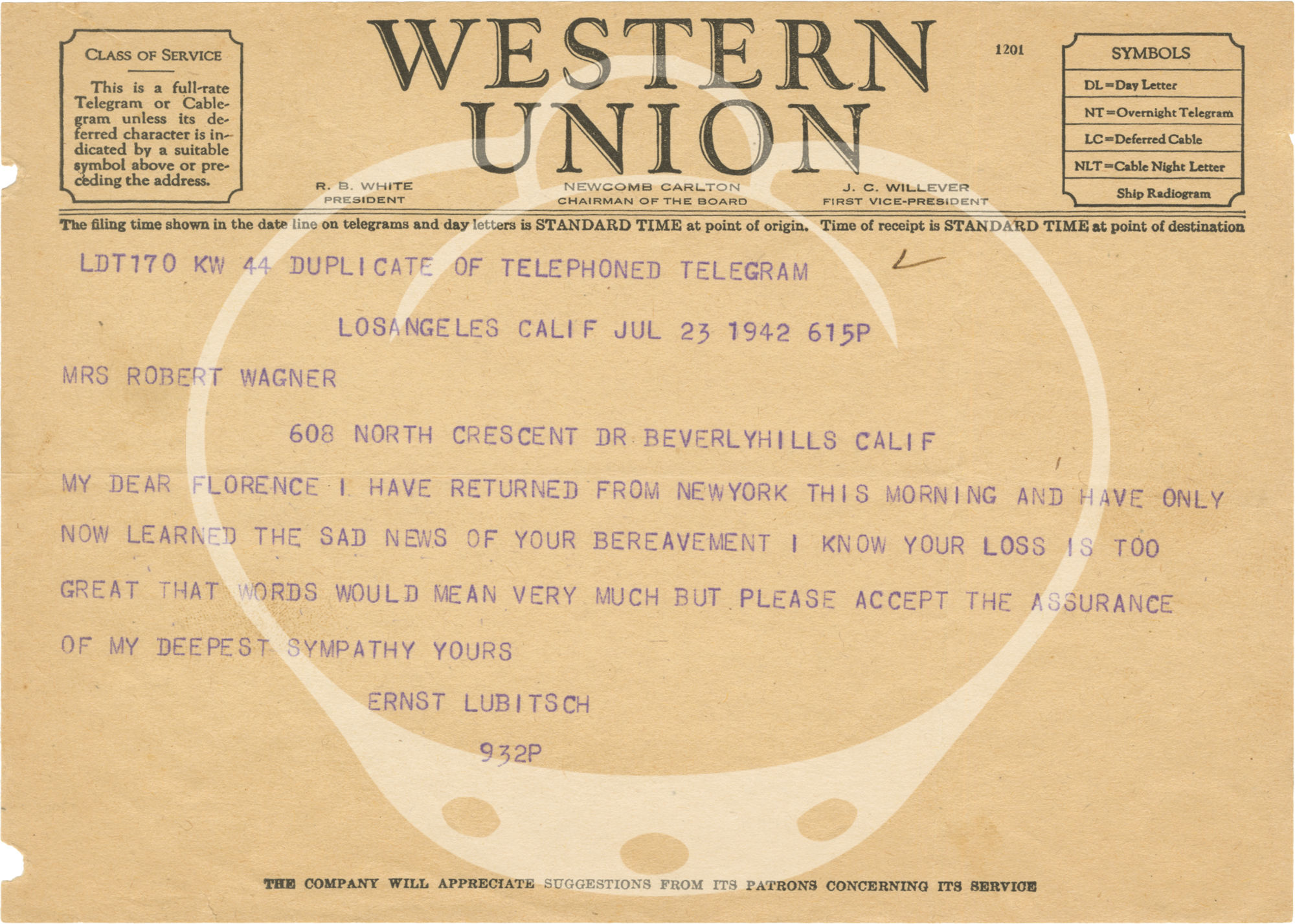 Archive of original letters and telegrams to publisher and progressive ...