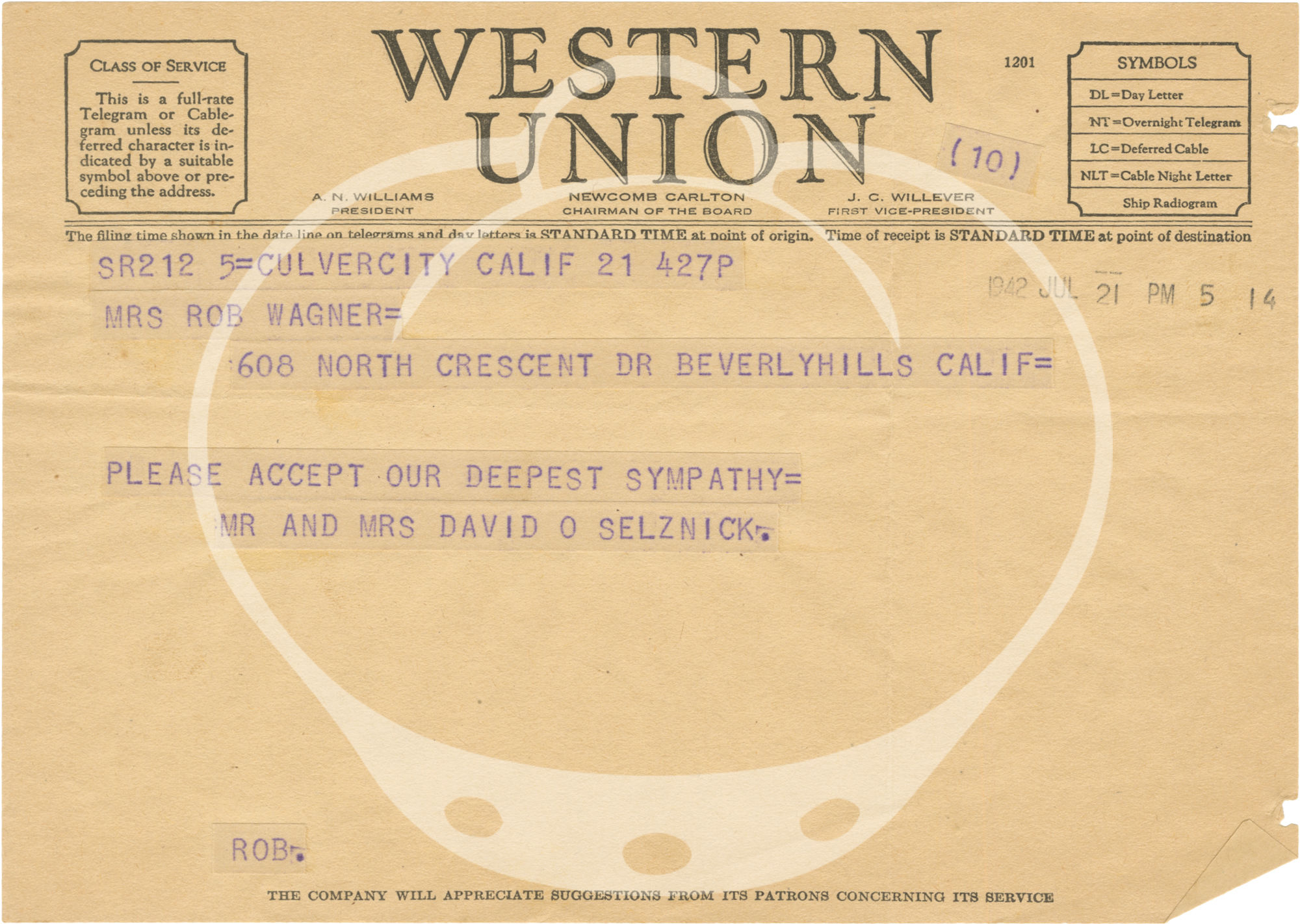 Archive of original letters and telegrams to publisher and progressive ...