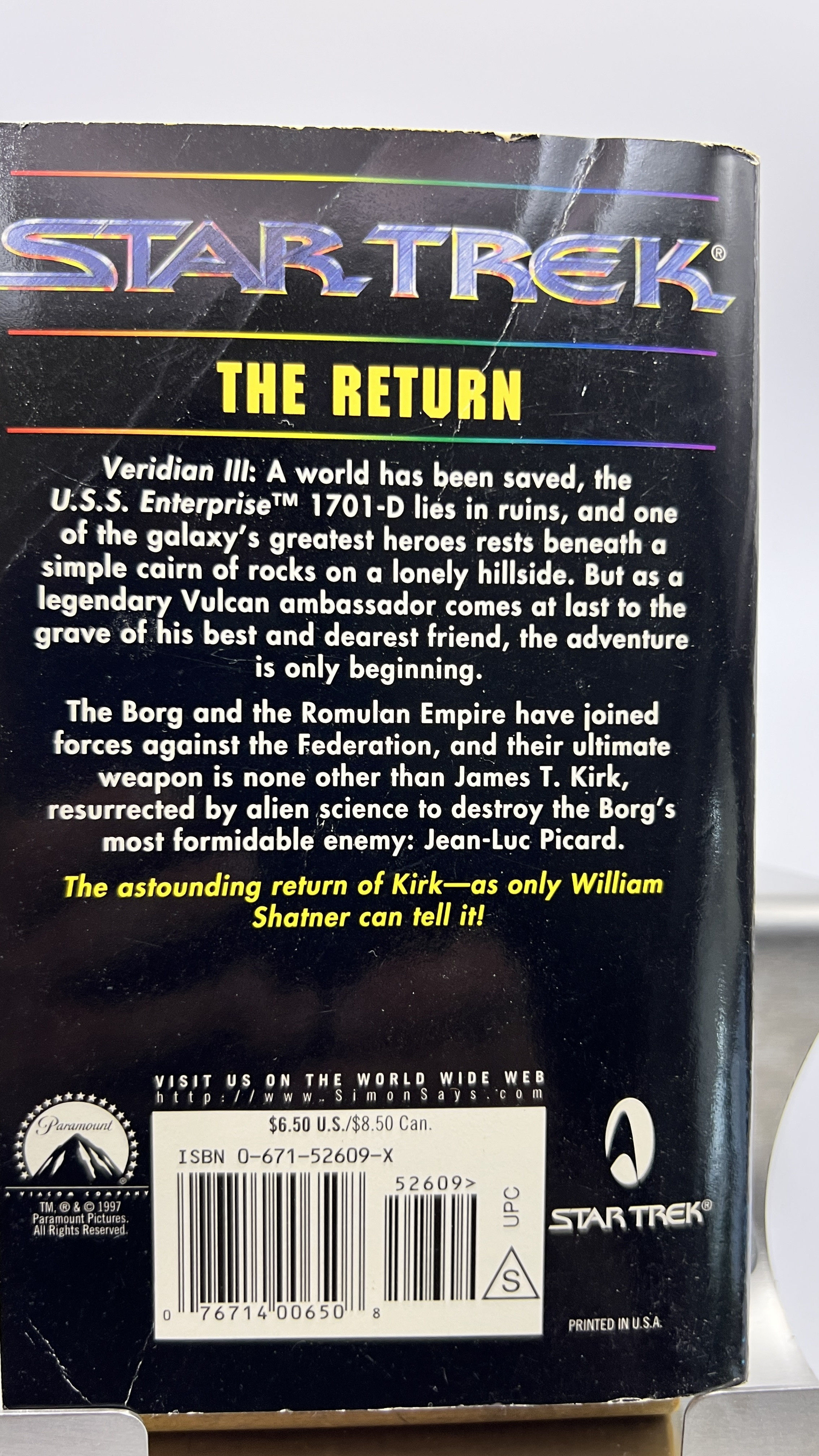Star Trek TOS TNG The Return by Garfield Reeves-Stevens | Mass Market ...